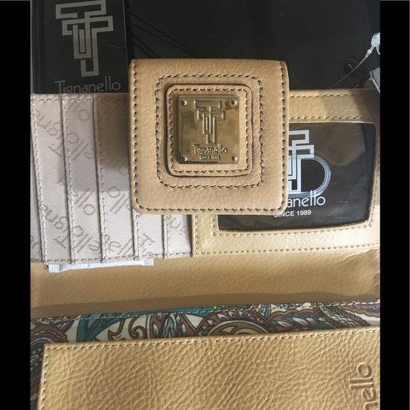 Tignanello | Bags | Tignanello Leather Check Book Carrier Wallet | Poshmark